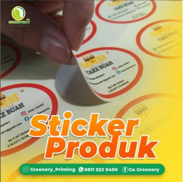 Manfaat Cetak Stiker Label Bagi Usaha