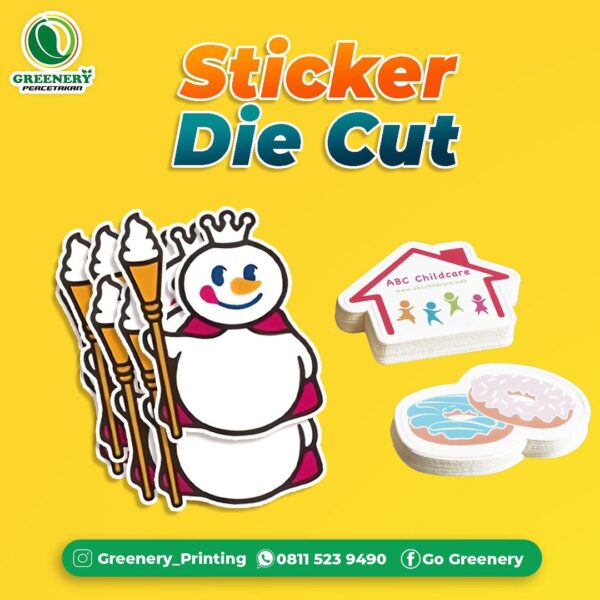 Cetak Stiker Die Cut di Pulang Pisau