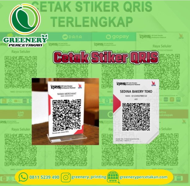 Cetak QRIS dengan CV Greenery: Mengoptimalkan Transaksi Digital Anda ...