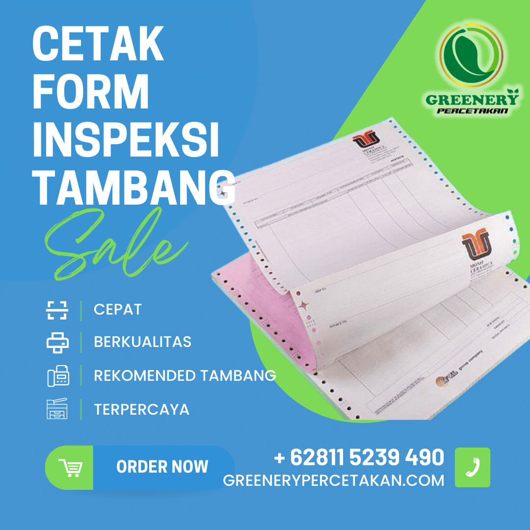 Cetak Form Inspeksi Tambang dan K3 di Palangka Raya Cepat Berkualitas ...
